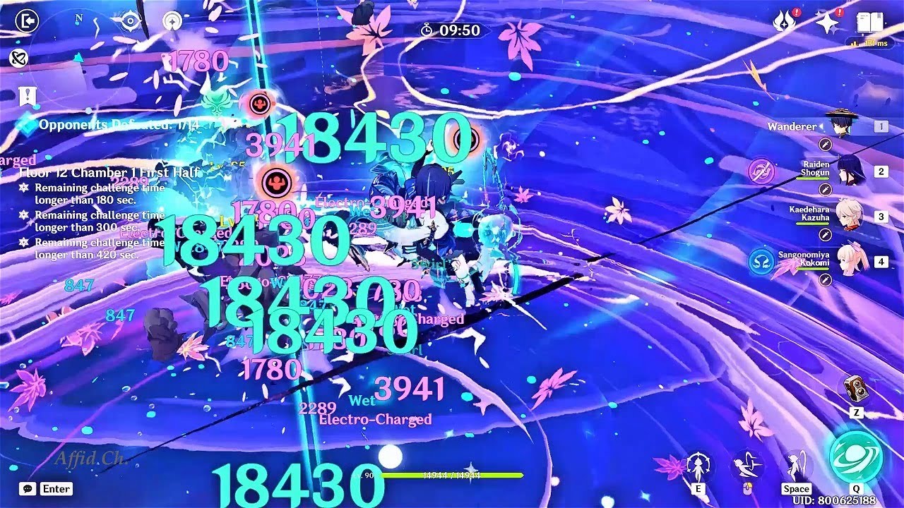 Wanderer & Raiden Shogun Electro-Charge team is INSANE! - YouTube