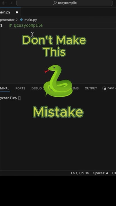Don T Make This Python Mistake Codingtips Python Coding Youtube