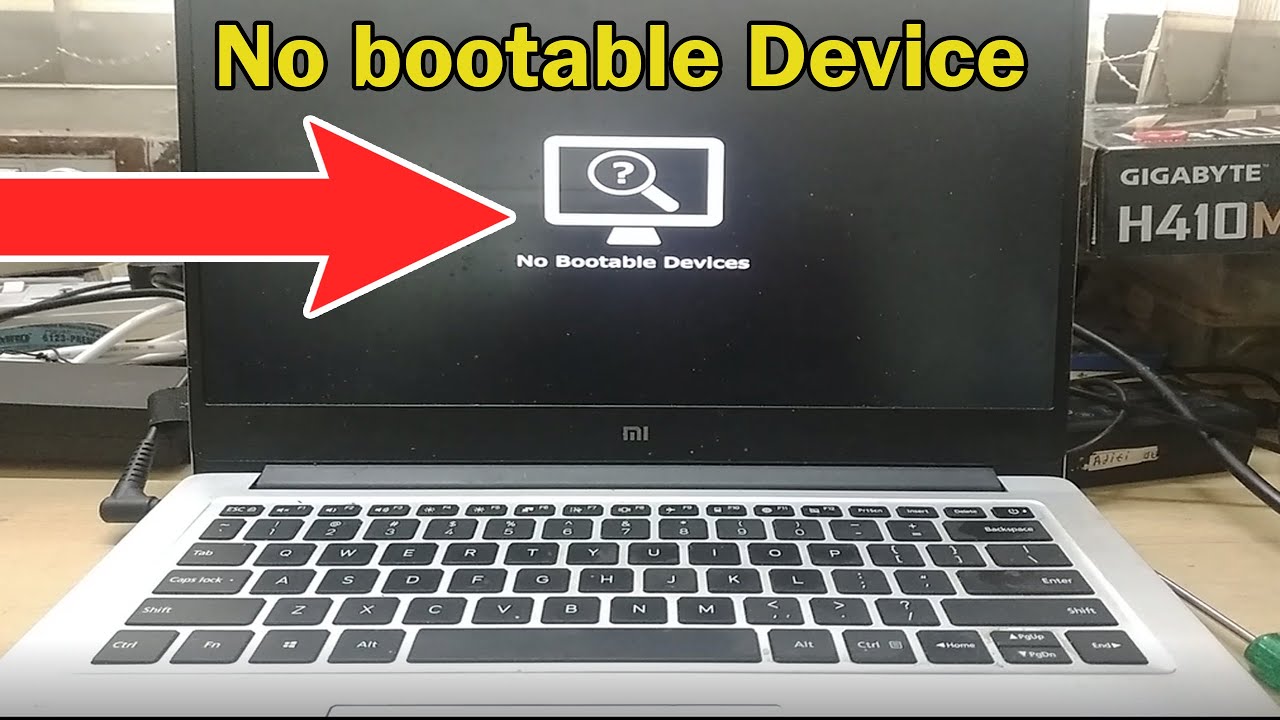 mi laptop No Bootable Device How to Find problem - YouTube