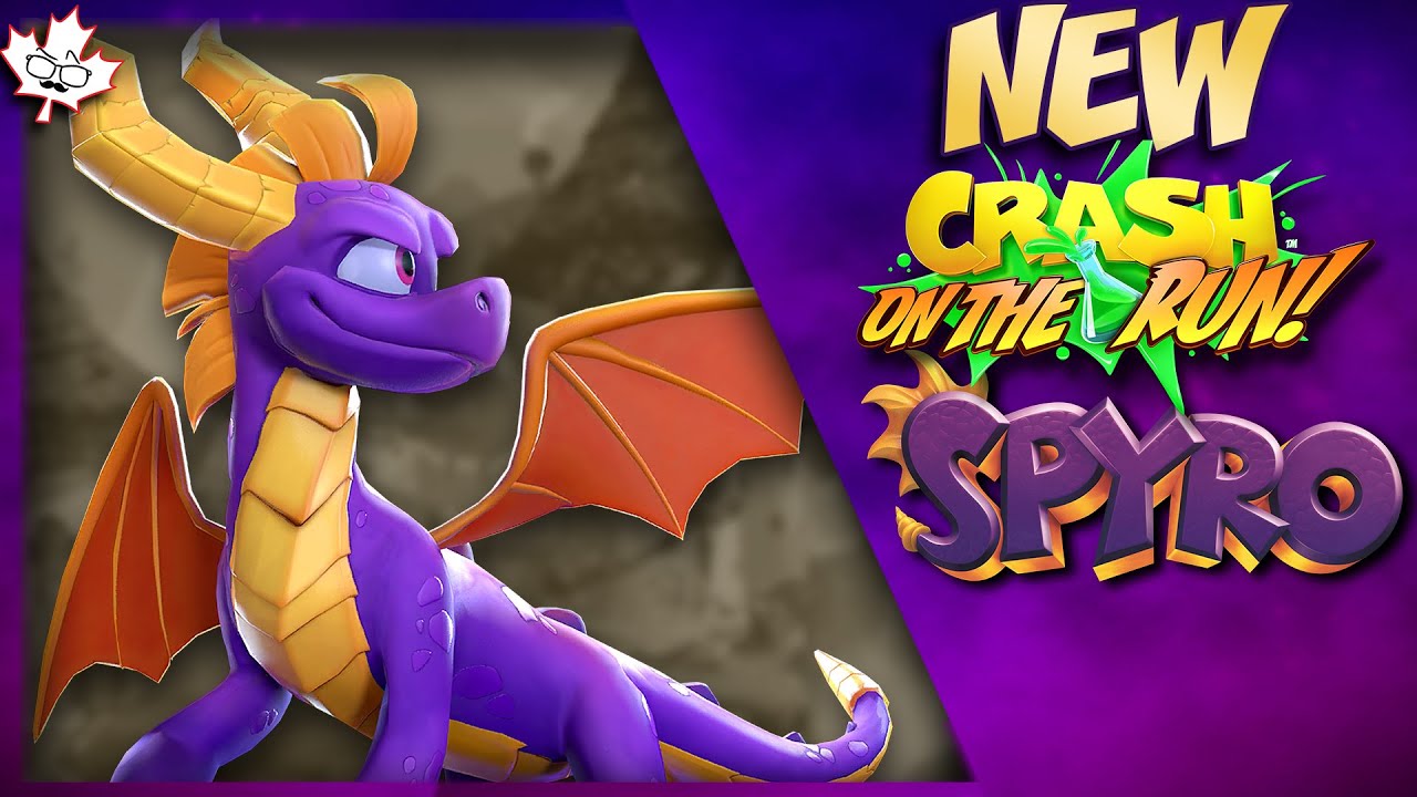 New Look at New Spyro Design For Crash On The Run!! - Spyro News - YouTube