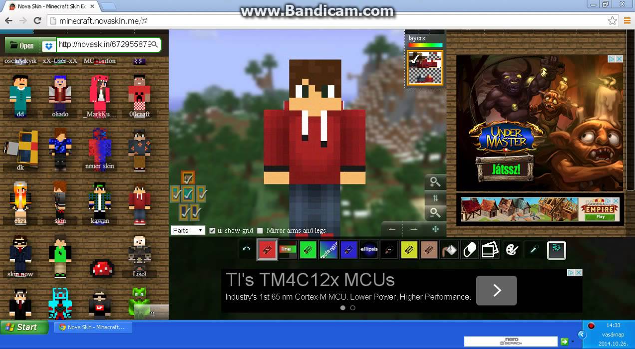 mestermc-saját skin berakása - YouTube