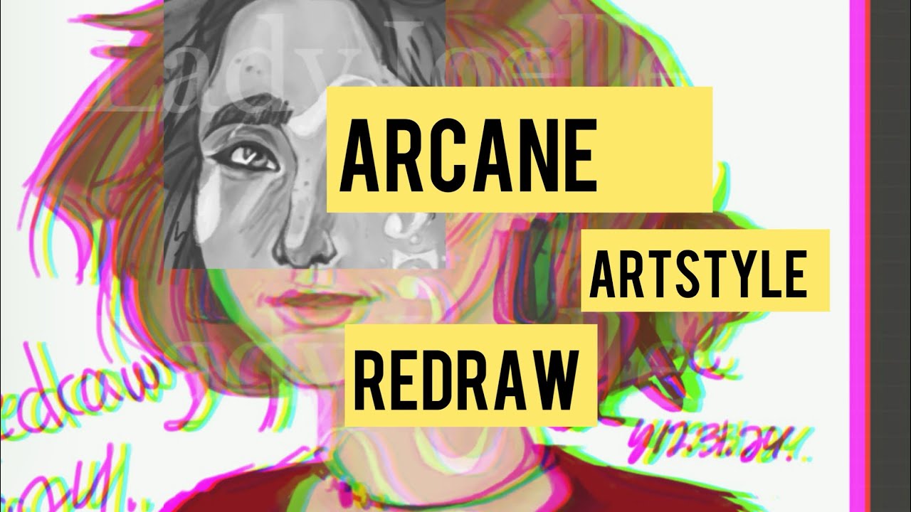 Arcane art-style study and redraw. - YouTube