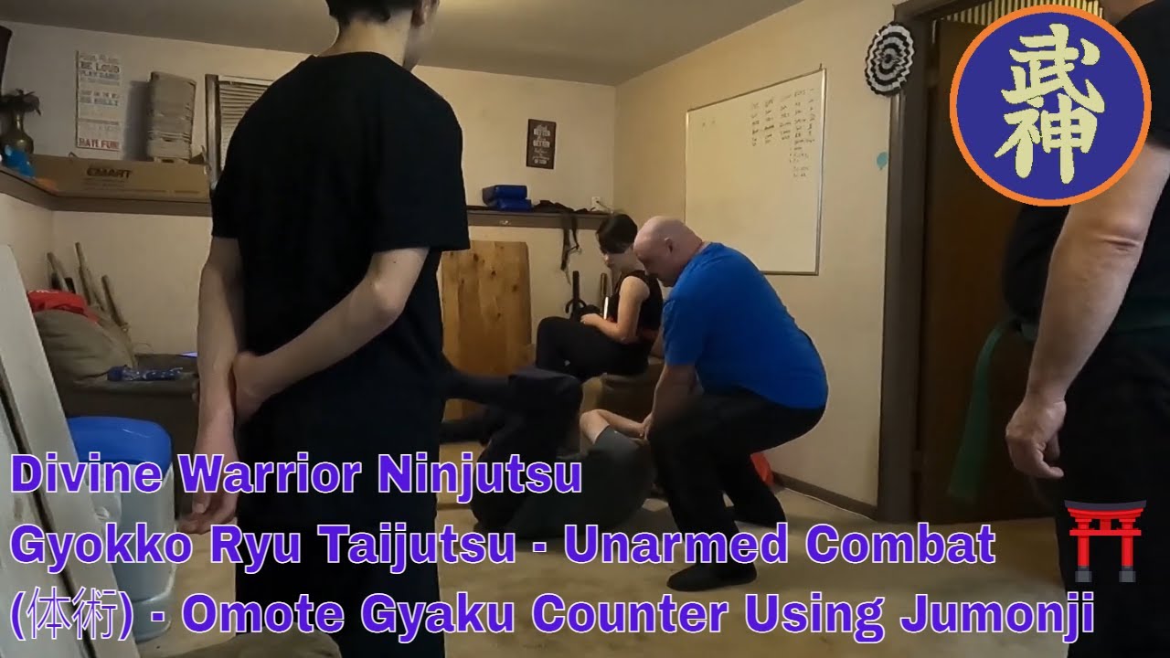 Omote Gyaku Counter Using Jumonji - Gyokko Ryu Taijutsu - Unarmed ...