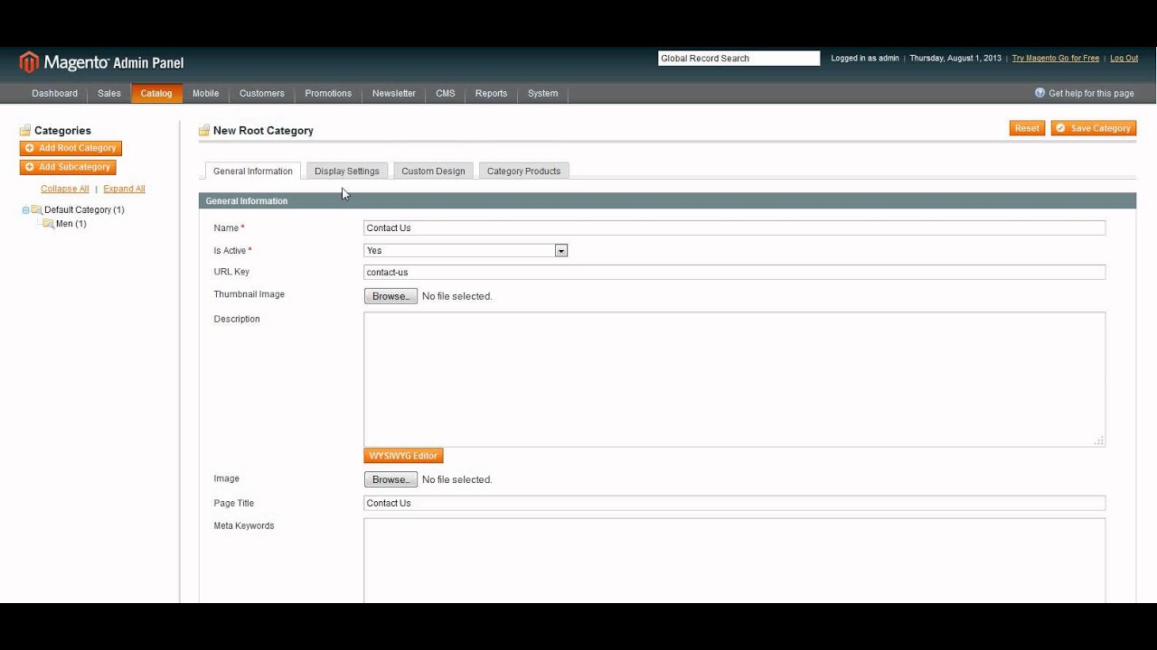 Add A Static Page In Magento Add A Static Block In Magento Youtube 2732