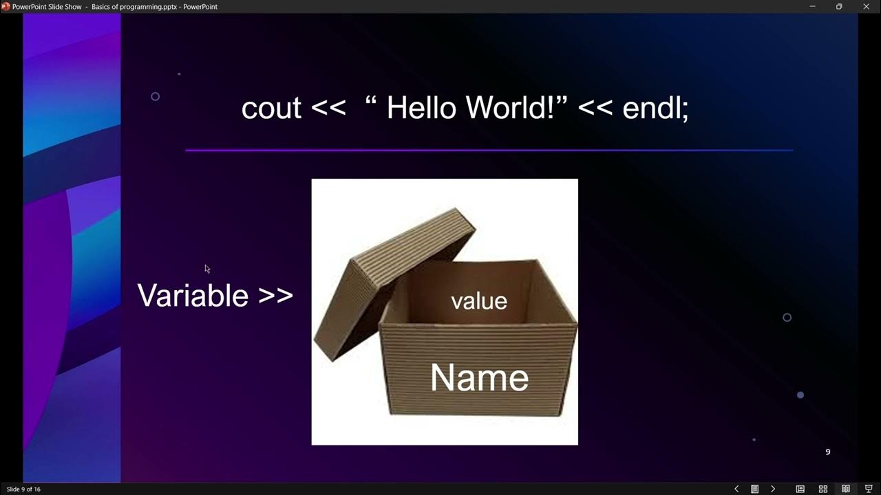 شرح ( ++ interface code blocks and data Types c ) - YouTube