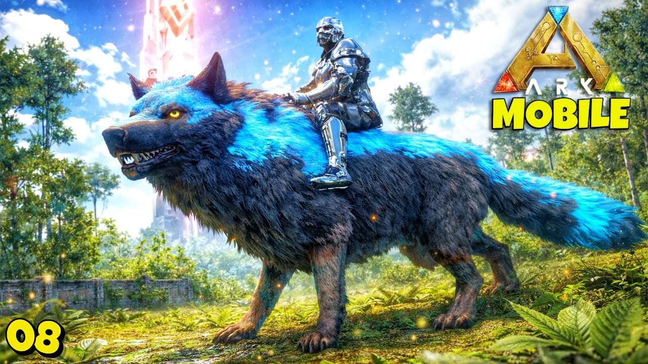 I Tamed an INSANELY High Level Wolf in ARK Mobile 🔥 Taming ARK 🔥 : ARK ...