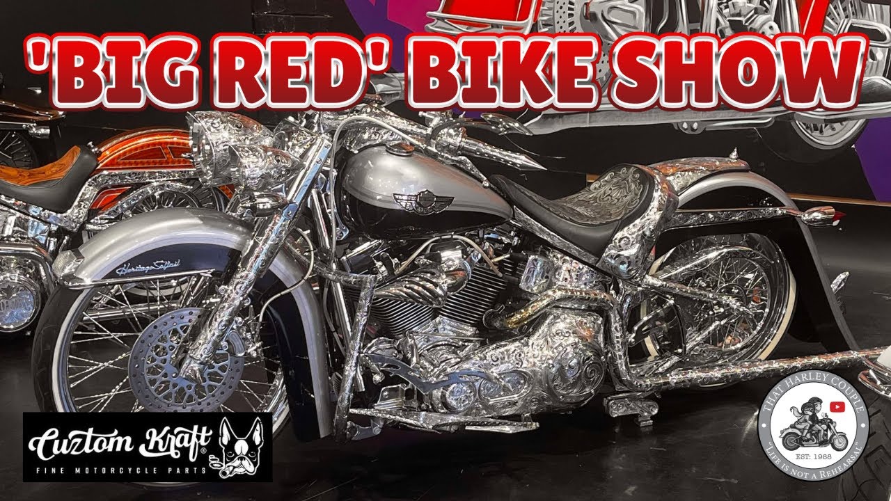 Hardcore Custom Motorcycles - 'The Big Red Bike Show' - YouTube