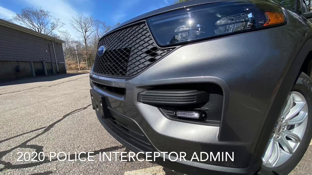2020 Ford Police Interceptor Utility Admin Whelen Ion Lighting - YouTube