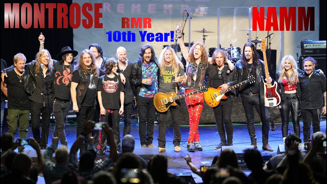 NAMM: MONTROSE Remembered Brad Gillis, Sean McNabb, David Ellefson ...