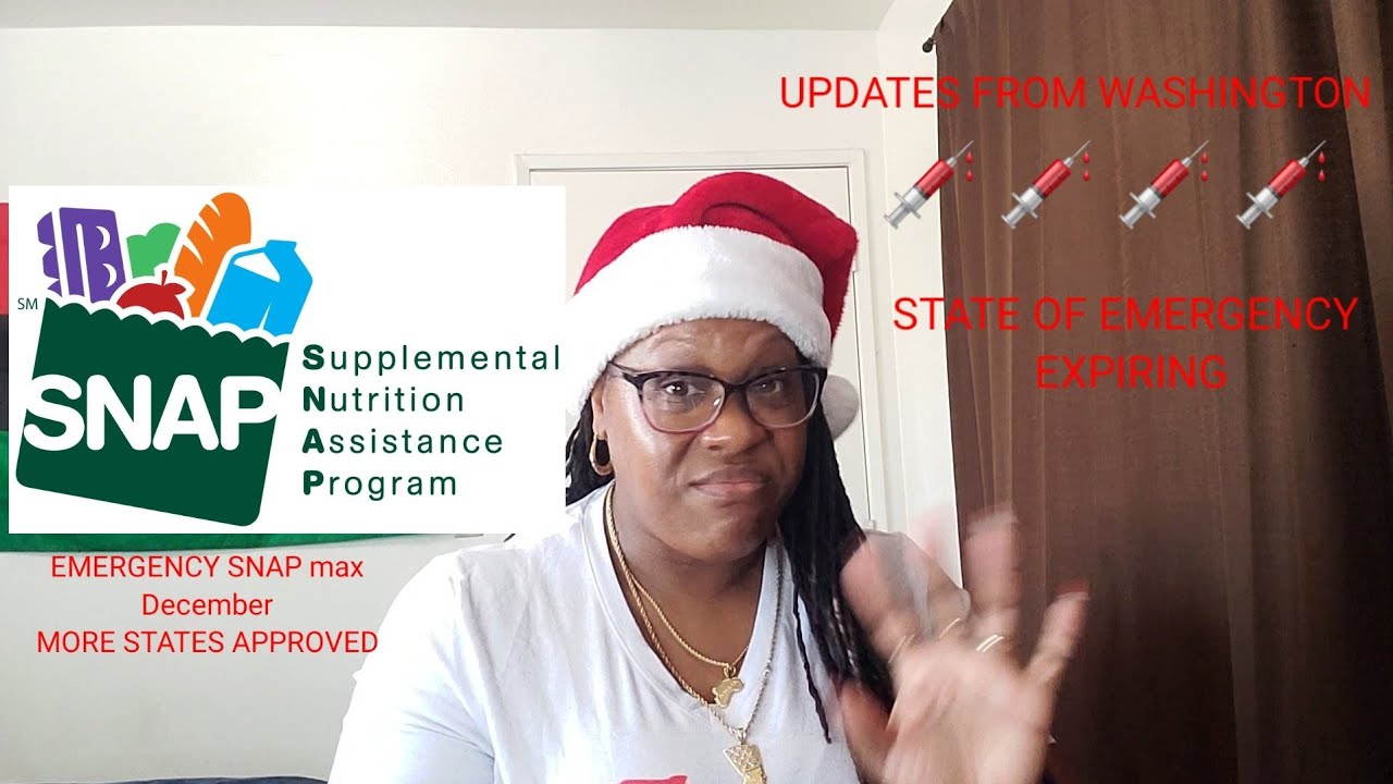 EMERGENCY SNAP Dec( More states approved) | EMERGENCY Snap updates( EBT ...