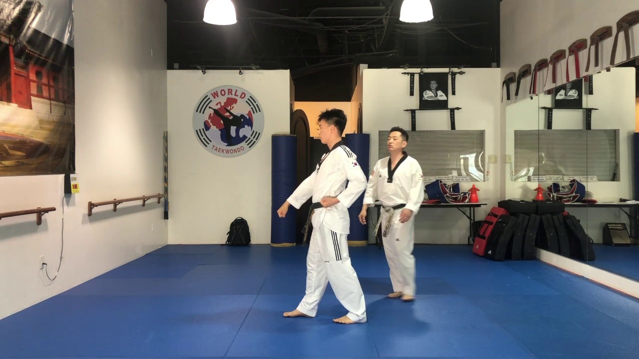 Poomsae Training At Home (Taeguk 2 Jang) - YouTube