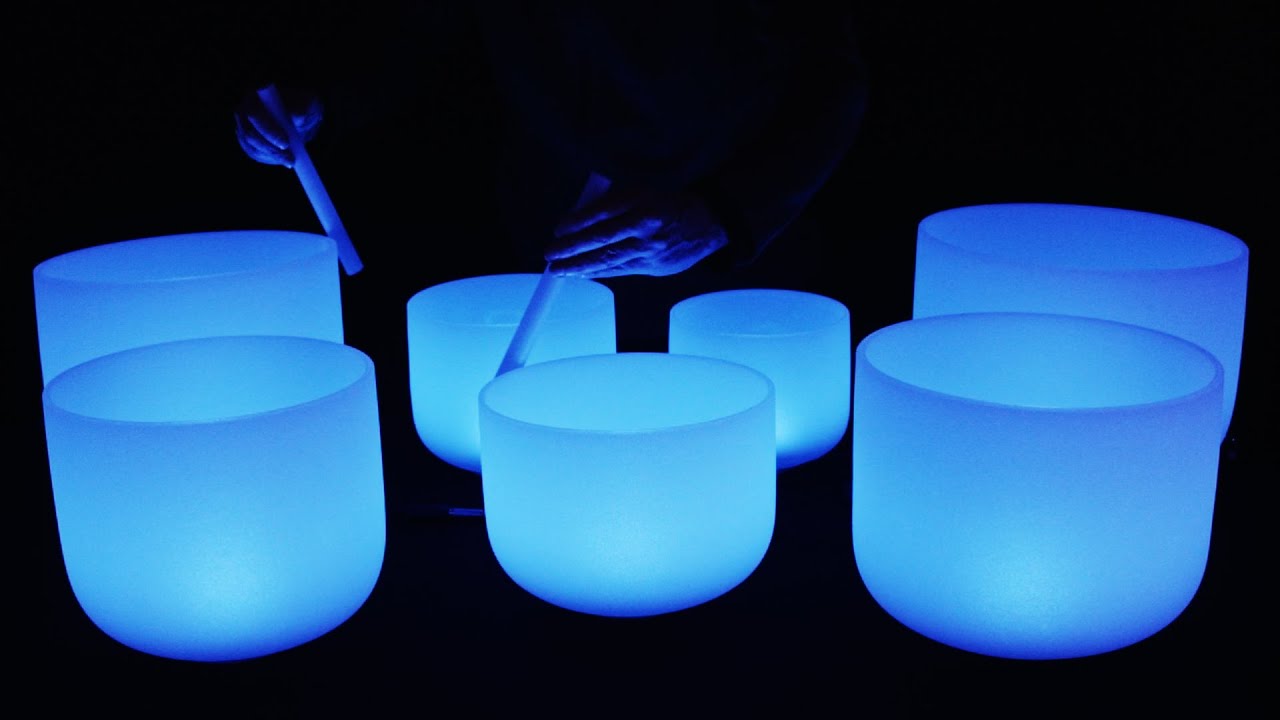 Full Moon in Scorpio Soundbath - 432Hz Crystal Singing Bowls - YouTube