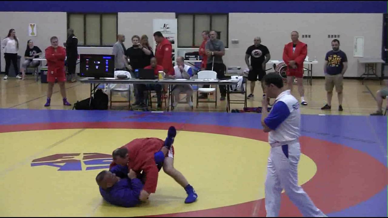 Thomas Oprishki (Blue) 2nd Match - 2016 USA SAMBO Nationals - YouTube