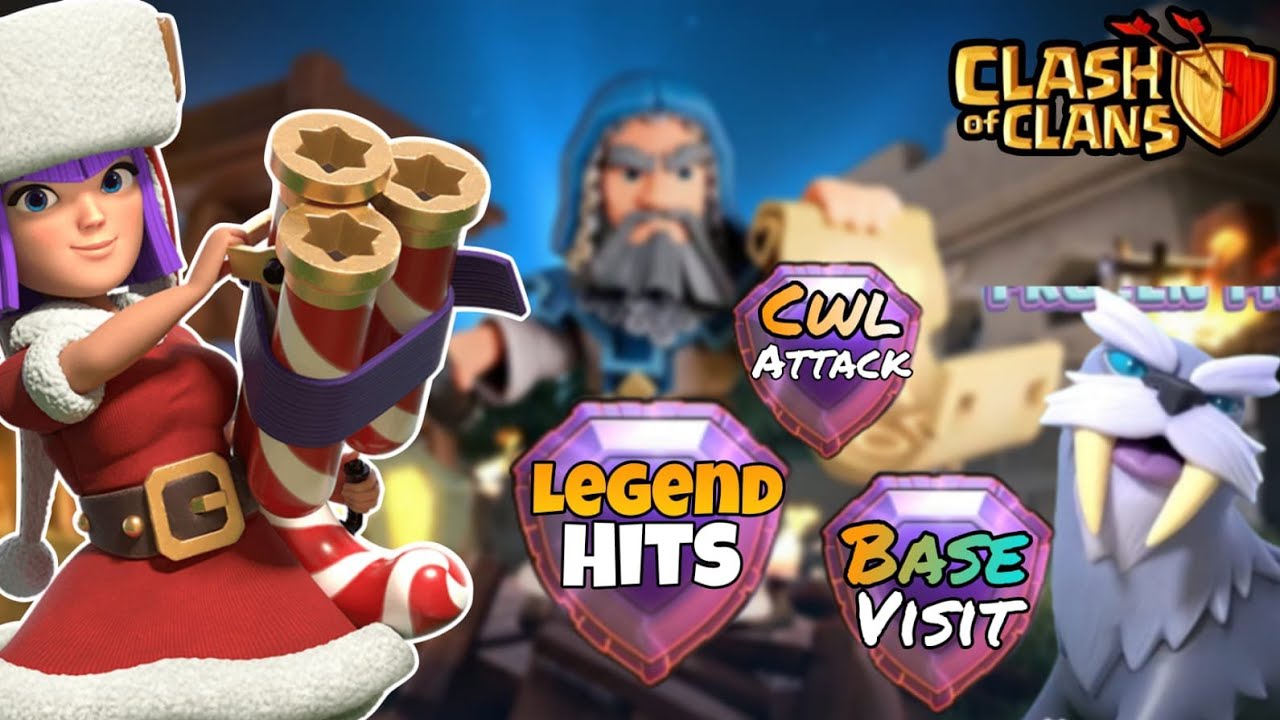 Coc Live || Live Base Visit \ Live Cwl Attack / Clash of Clans Live ...