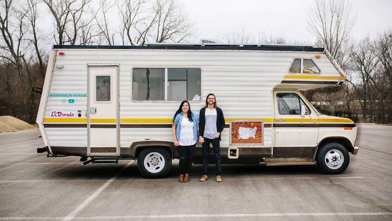 Young Couple Transforms Old Camper!(Tour) - YouTube