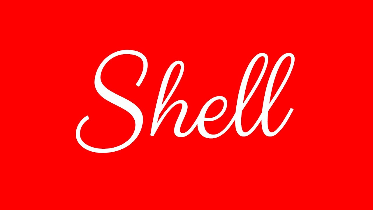 Learn how to Sign the Name Shell Stylishly in Cursive Writing - YouTube