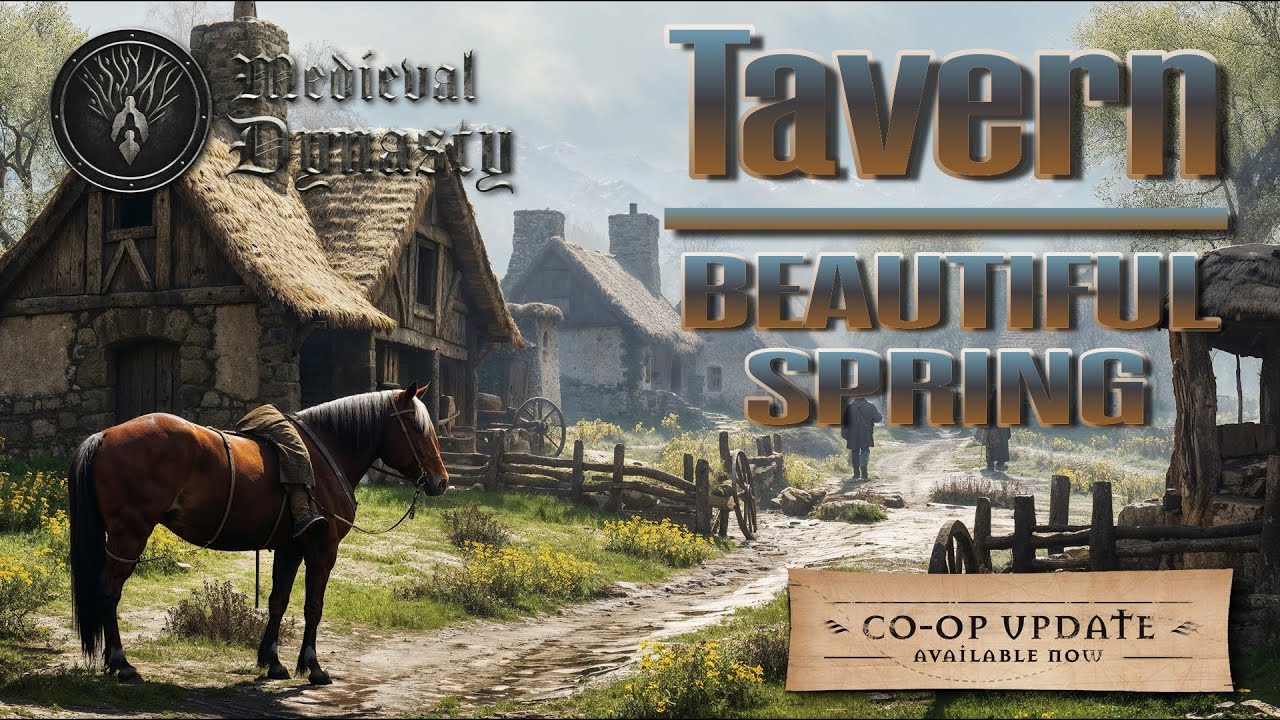 Medieval Dynasty: Beautiful Spring - Building the Tavern - YouTube
