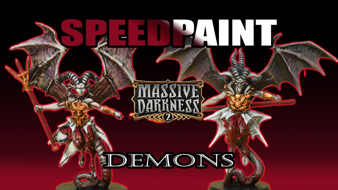 MASSIVE DARKNESS 2 Kinda Speedpaint- Demon Mob - YouTube