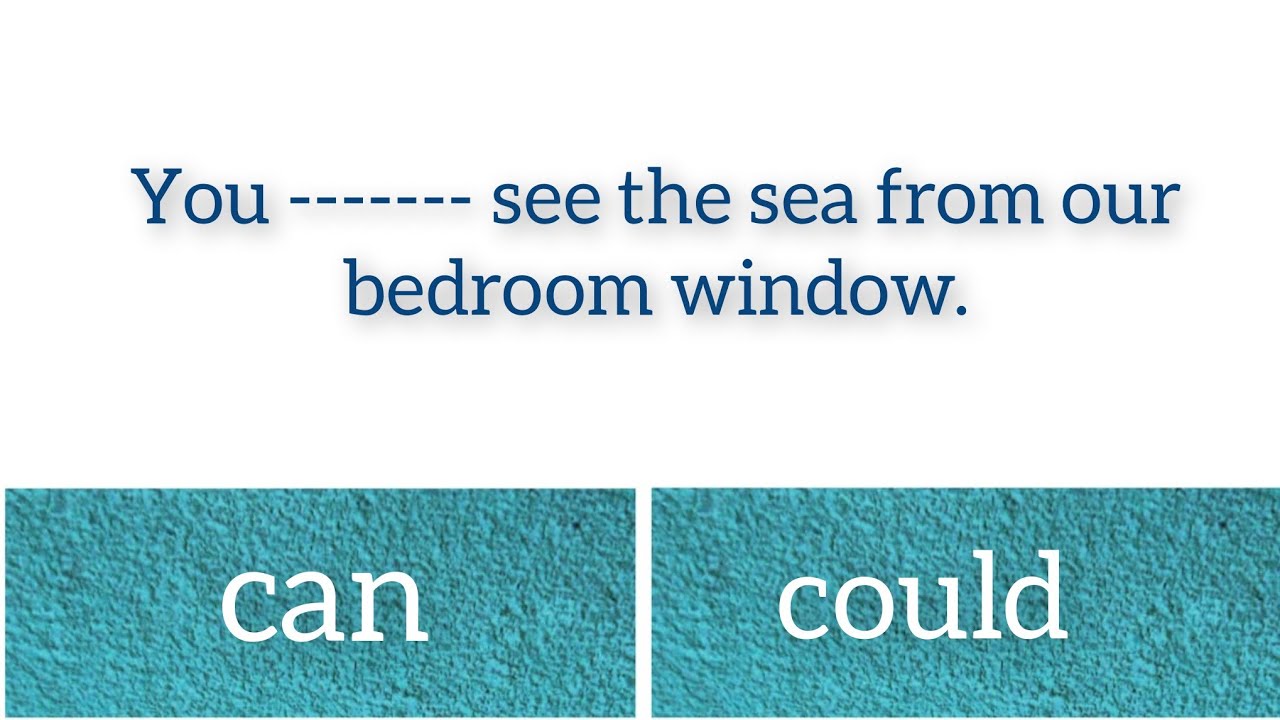 Can and Could /English Grammar Quiz /can, could test #grammar #can # ...