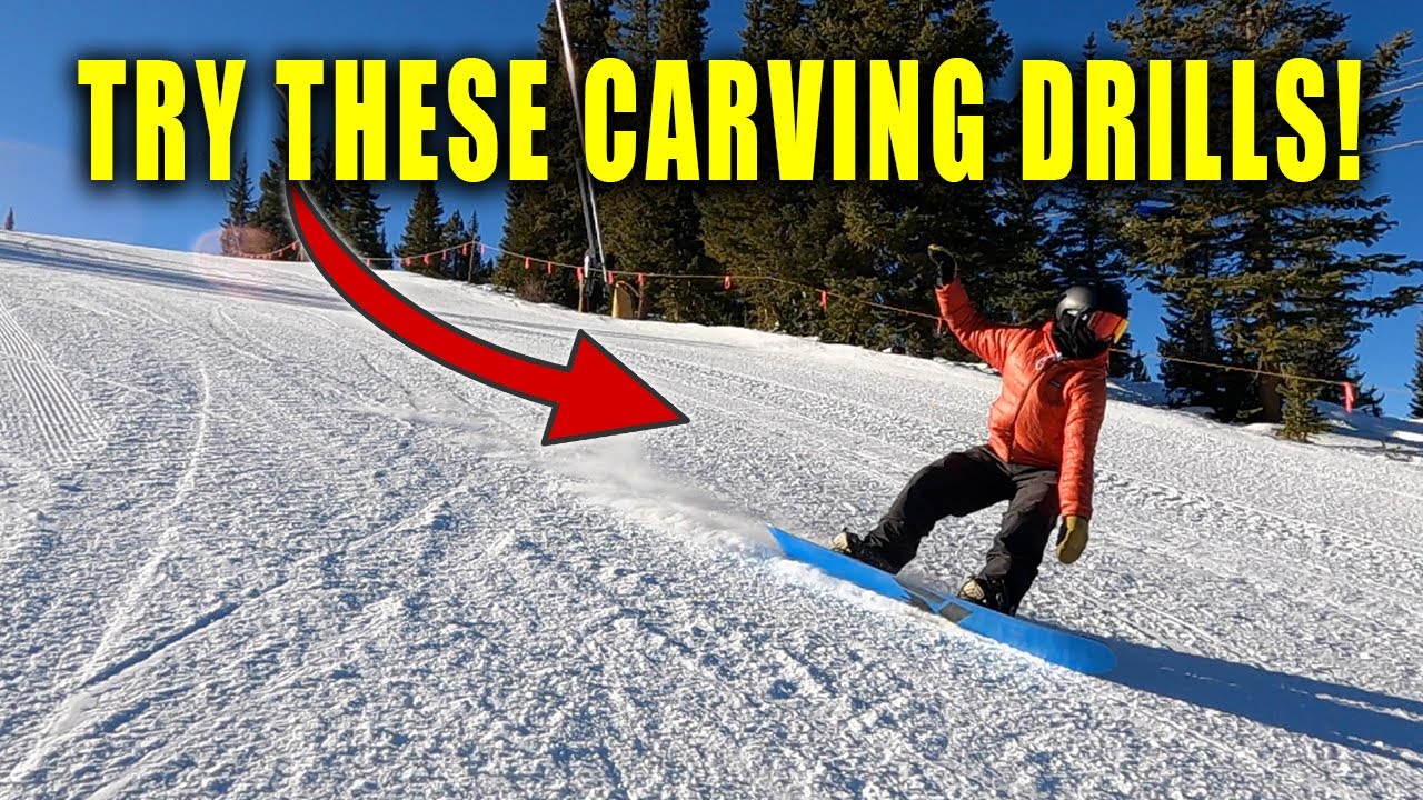 How To Carve A Snowboard Like This | Advance Drills & Skills - YouTube