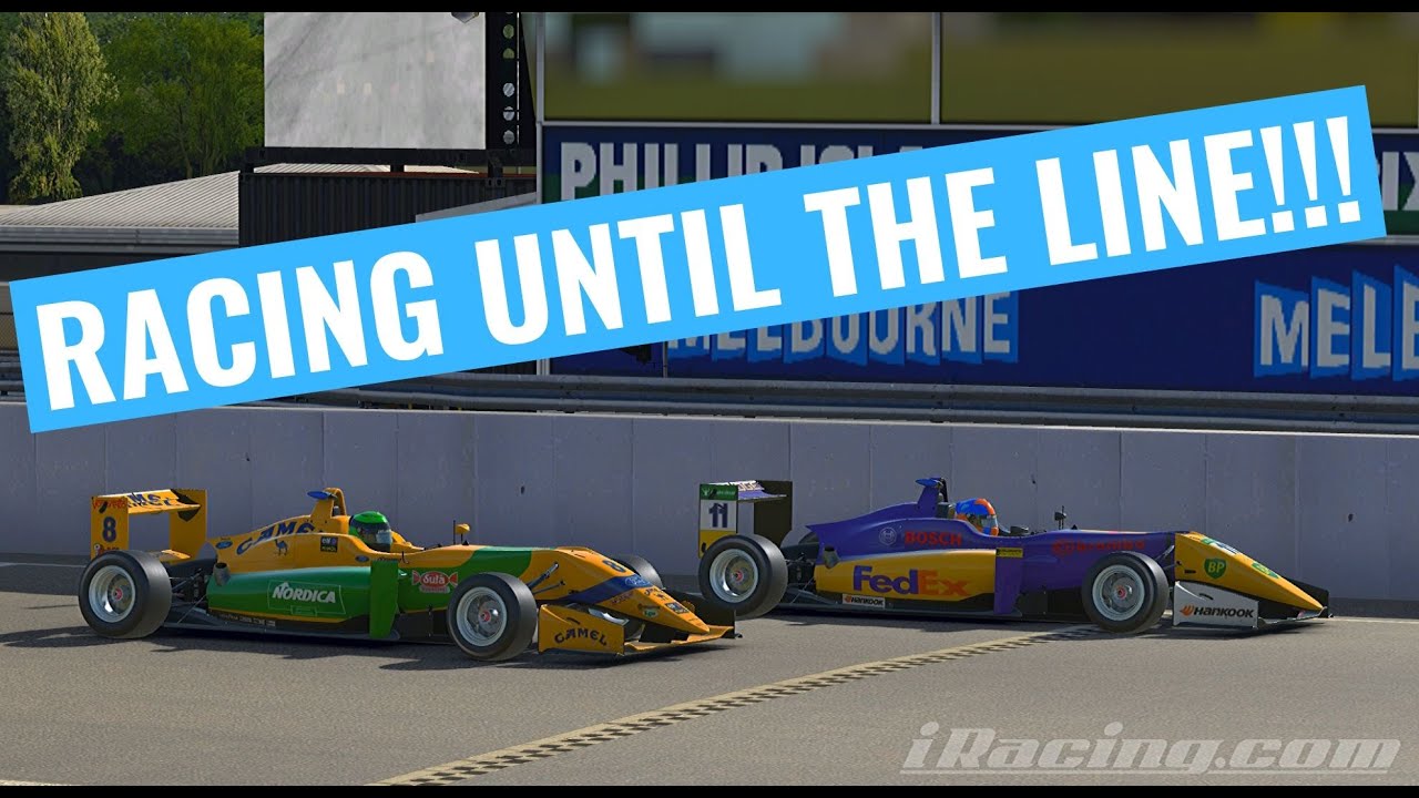 RACING UNTIL THE LINE! | iRacing | Formula 3 - YouTube