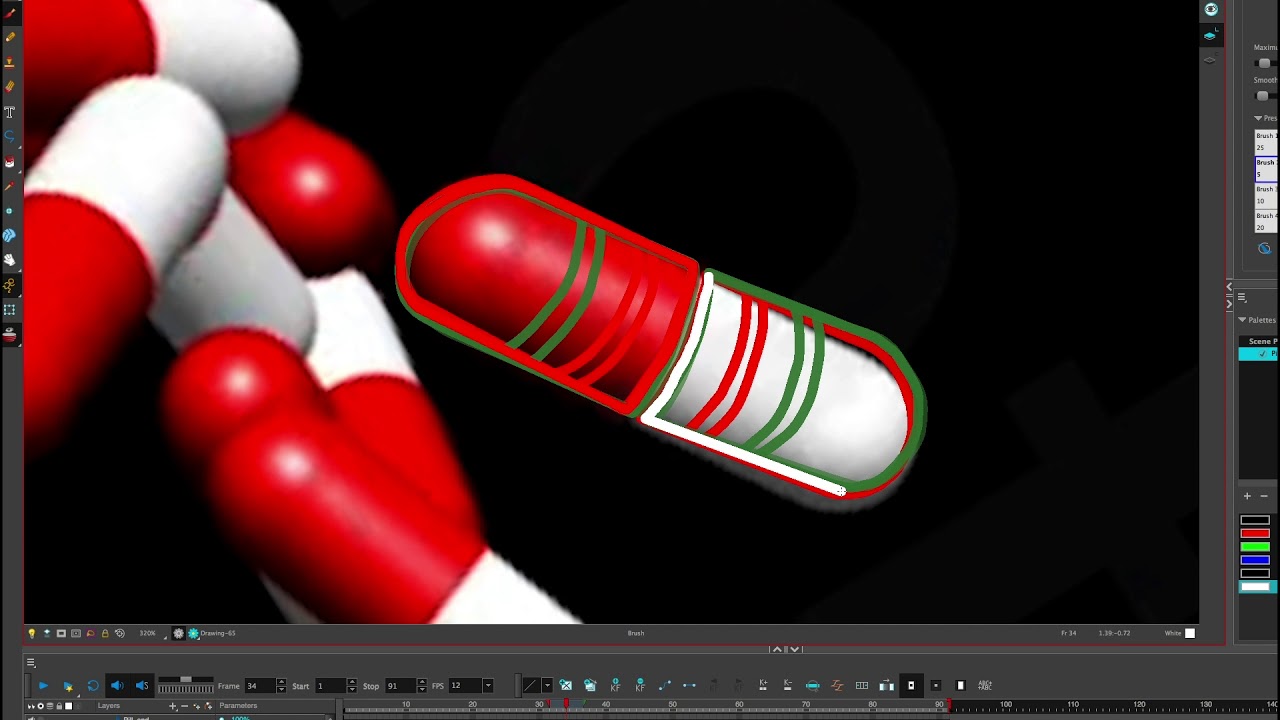 Pill GIF Editing Time-lapse - YouTube