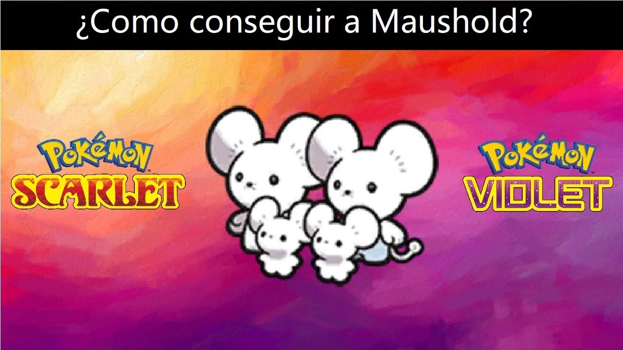 Como conseguir a Maushold en Pokemon Escarlata y Purpura! - YouTube