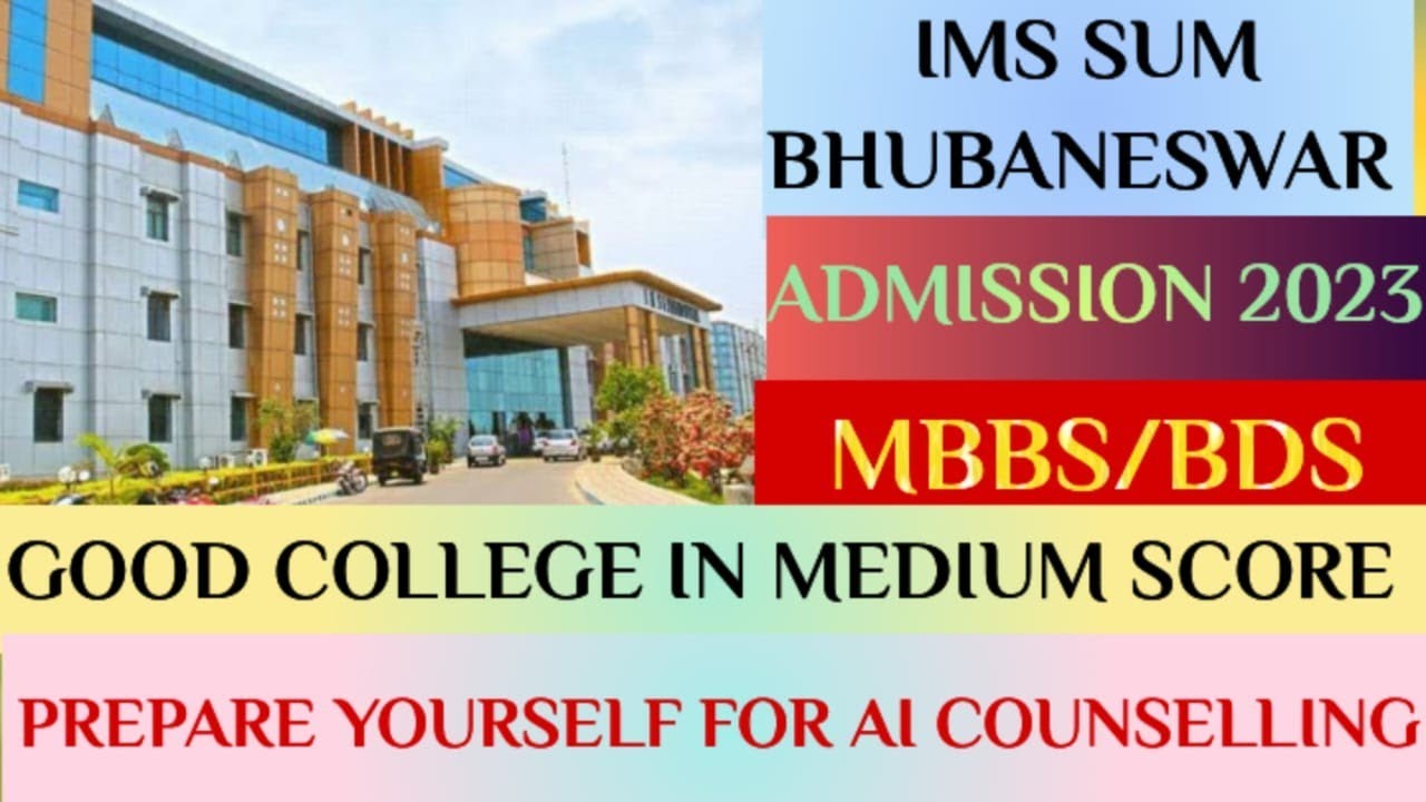 IMS SUM / Top rank deemed University / at bhubaneswar / medium score ...