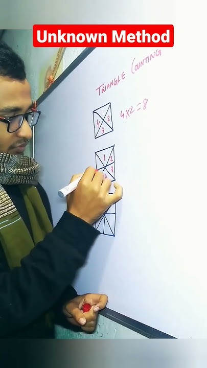 Triangle Counting Fast Method #shorts - YouTube