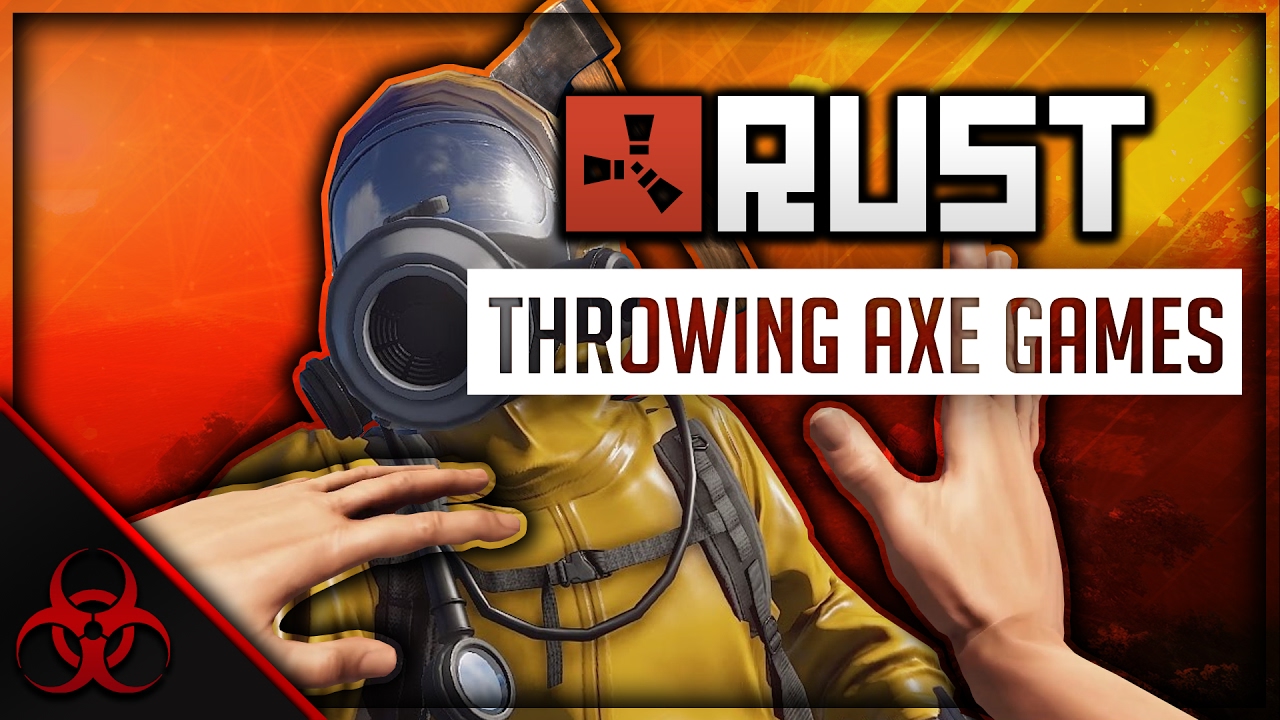 Rust: Throwing Axe Games [Gone Wrong] (Almost Killed) - YouTube