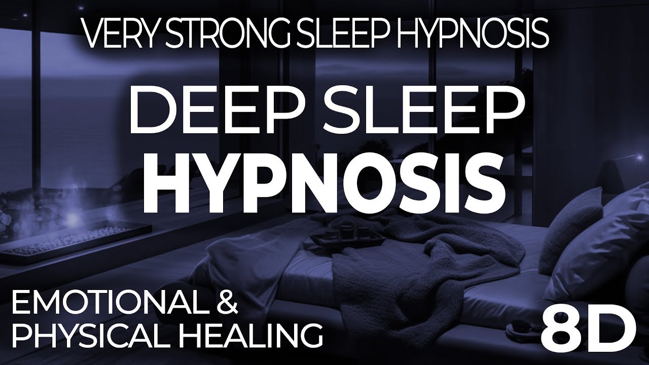 Sleep Hypnosis [8D Audio] for Mind Body Healing (Ocean Sounds and ...
