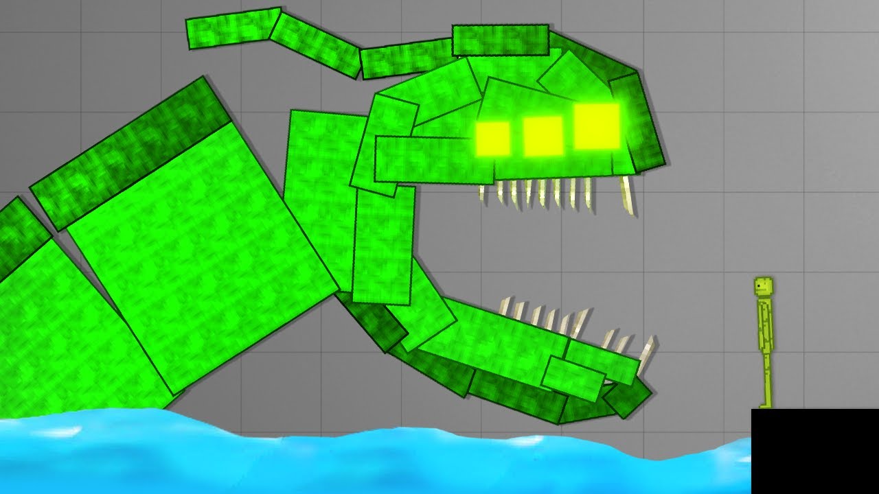 MELON SCP Leviathan EATS RAGDOLLS in Melon Sandbox Playground - YouTube