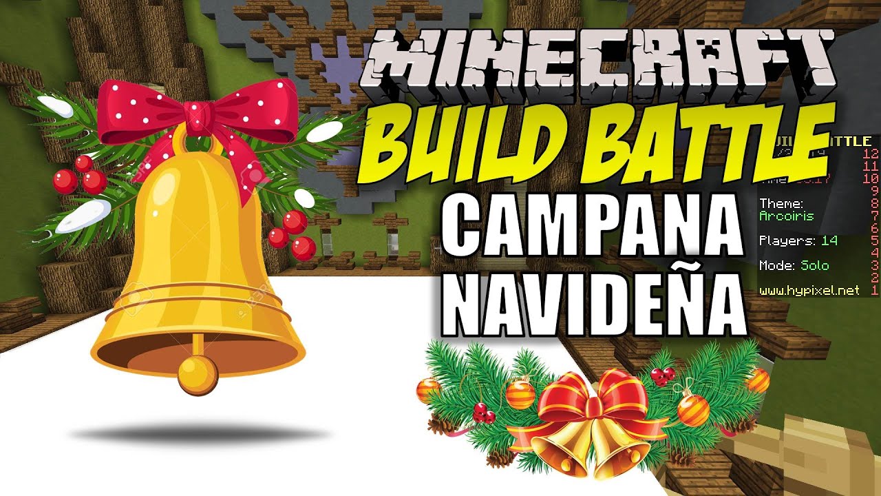 Minecraft: Build Battle, Campana de Navidad, 🔔 🎄 ⛄ Holiday Mode. - YouTube