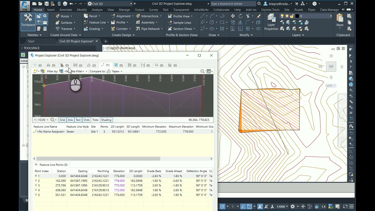 Civil 3D Project Explorer - YouTube