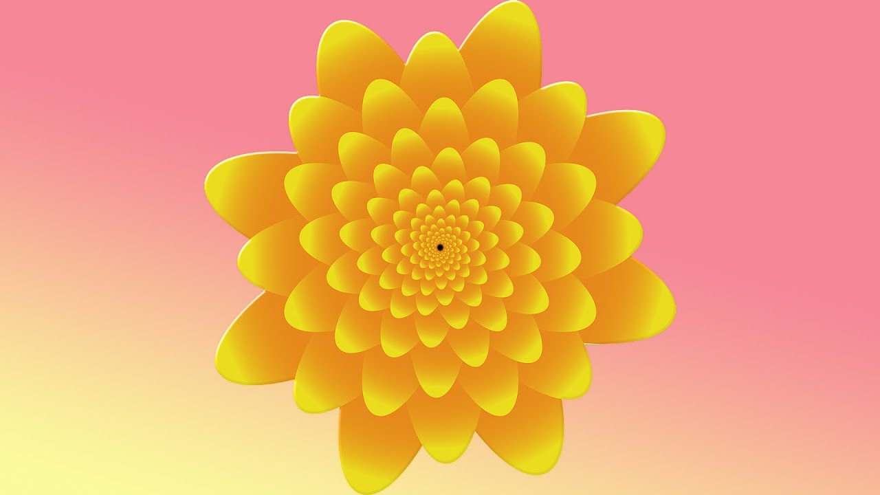 How to create flower in adobe Illustrator Easy techniques #logo #design ...