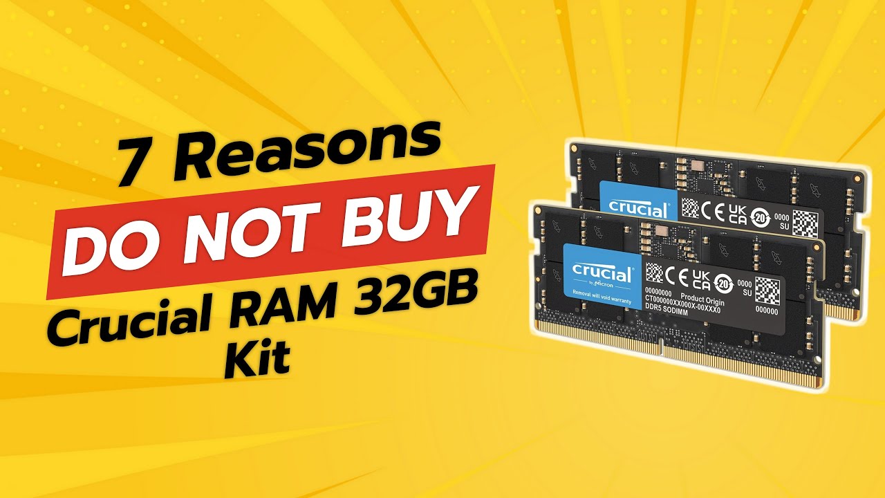 DON'T BUY Crucial RAM 32GB Kit Before WATCHING THIS VIDEO! 🚫🤔 - YouTube