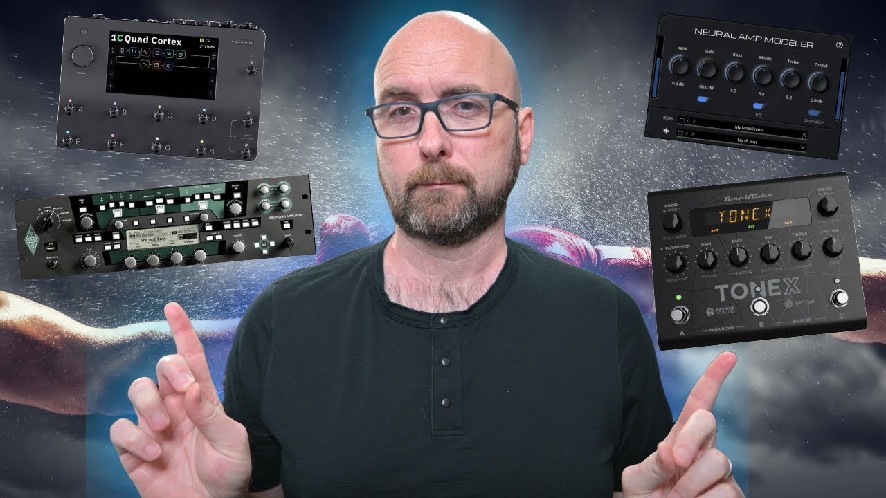 Side By Side: Tonex, Quad Cortex, N.A.M & Kemper - YouTube