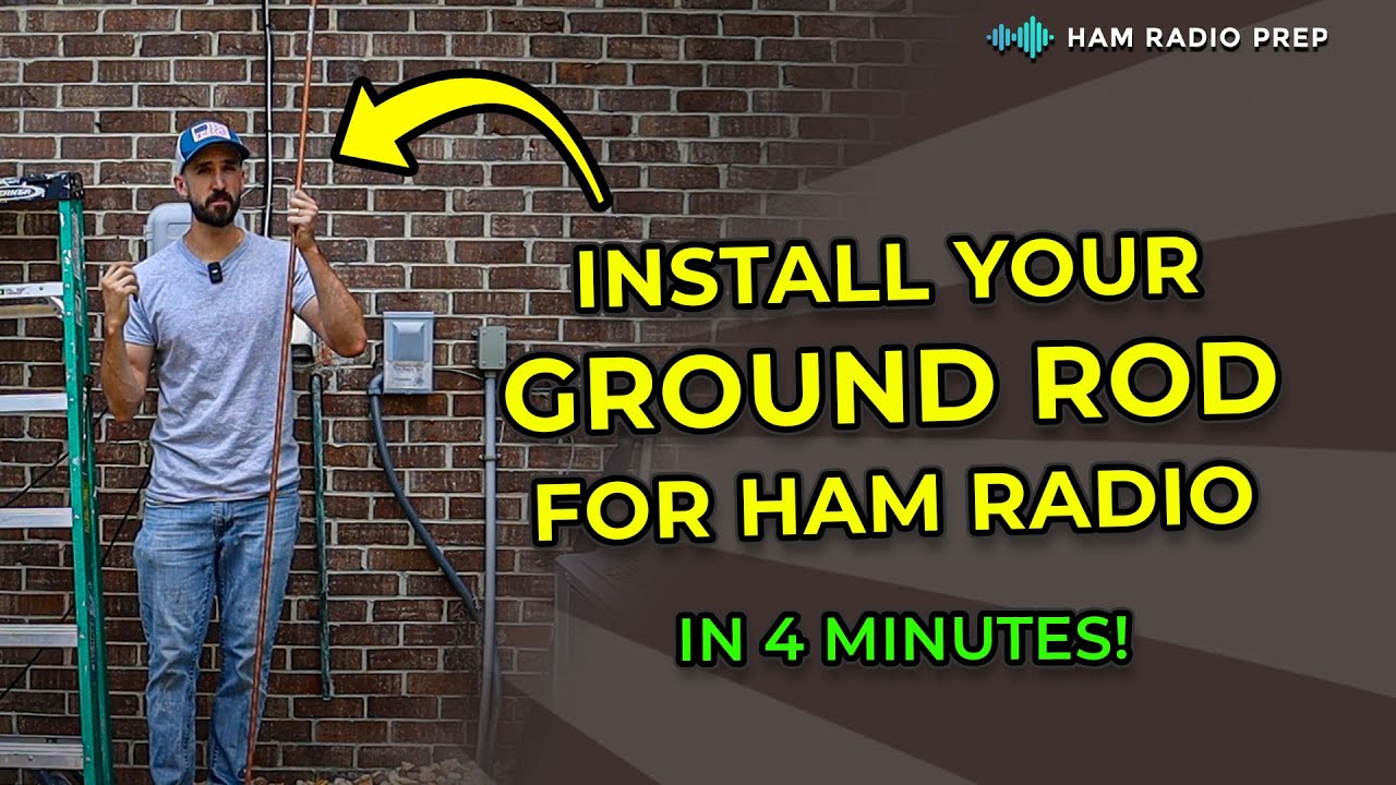 Proper Antenna Grounding Made Easy ⚡ | How to Install a Ground Rod for ...