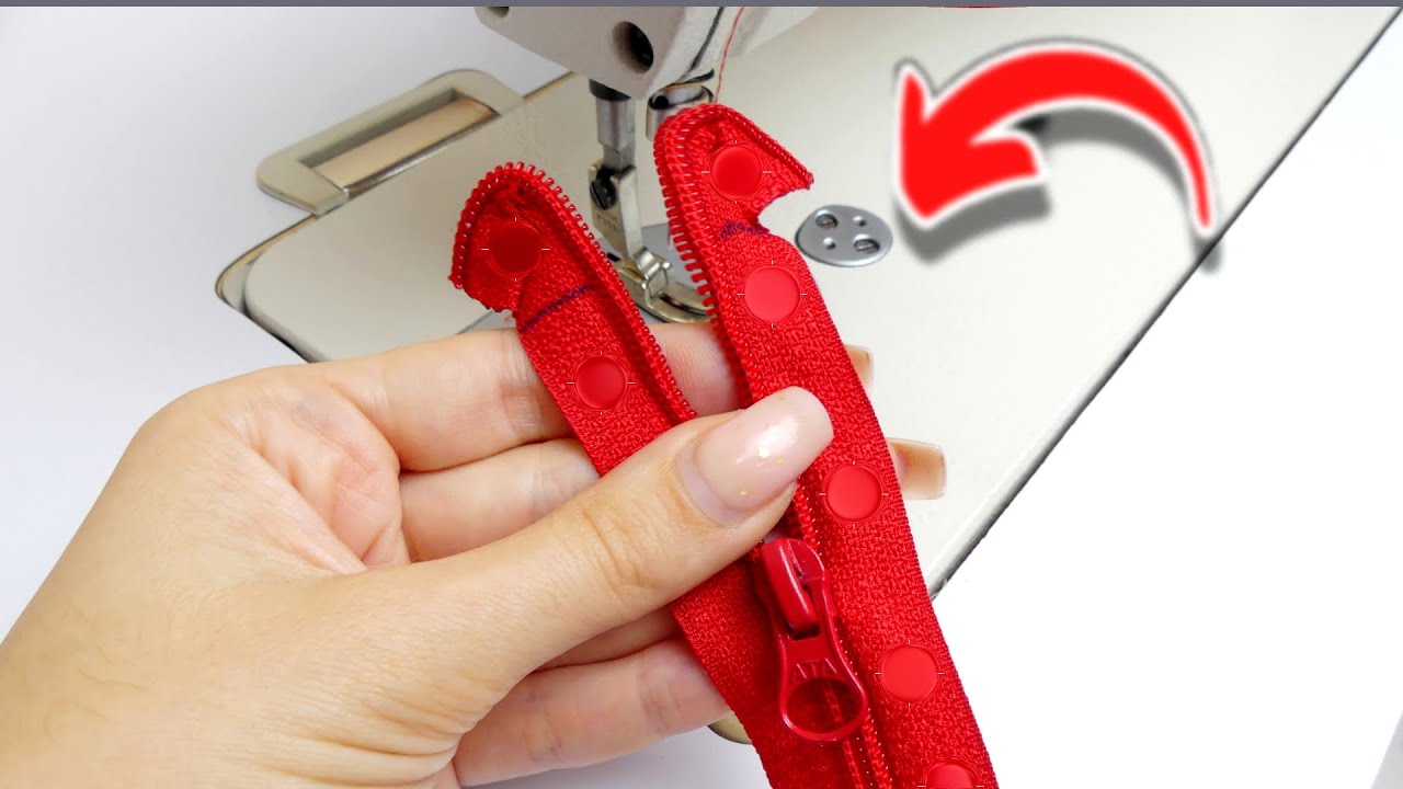 Three zipper sewing tricks that few people know about - YouTube