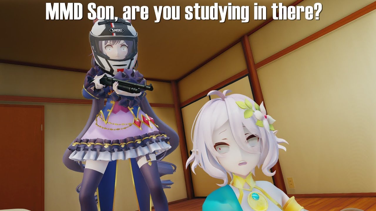 MMD Son, are you studying in there? - YouTube