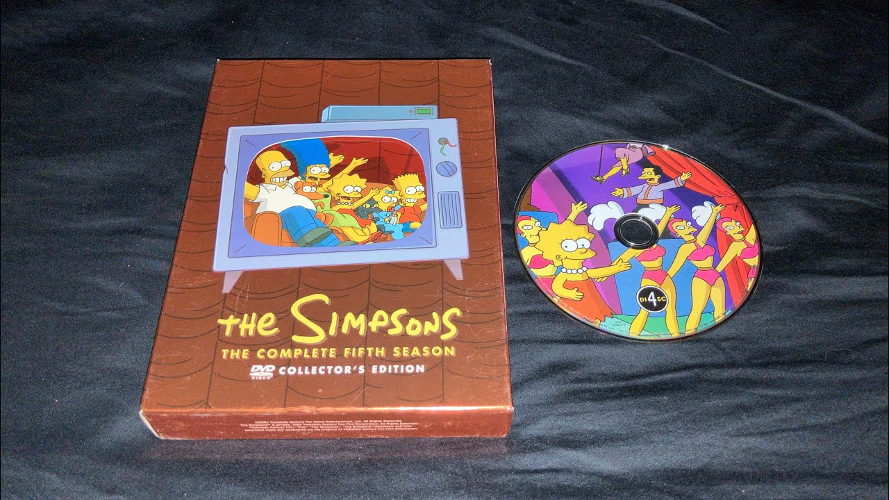 Opening to The Simpsons: The Complete Fifth Season 2004 DVD (Disc 4 ...