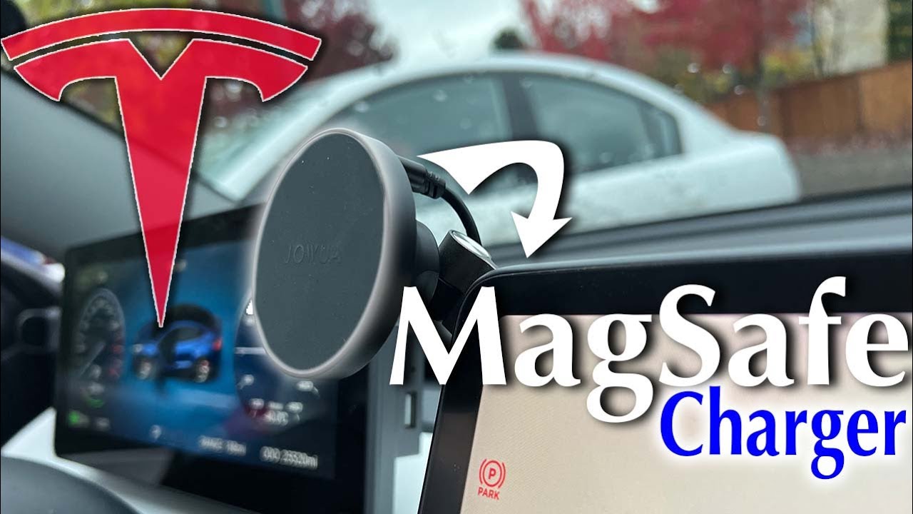 Invisible Tesla Foldaway MagSafe Wireless Charger // Exactly What I ...