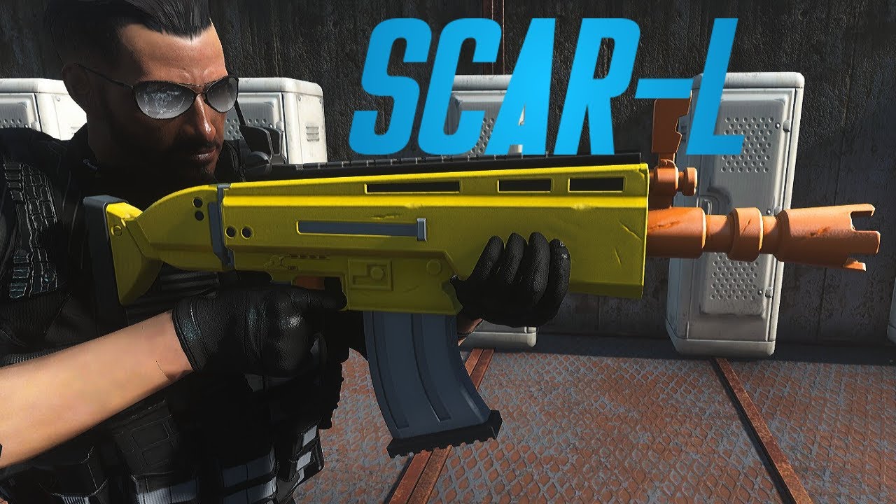 Fallout 4 SCAR L Mod - YouTube