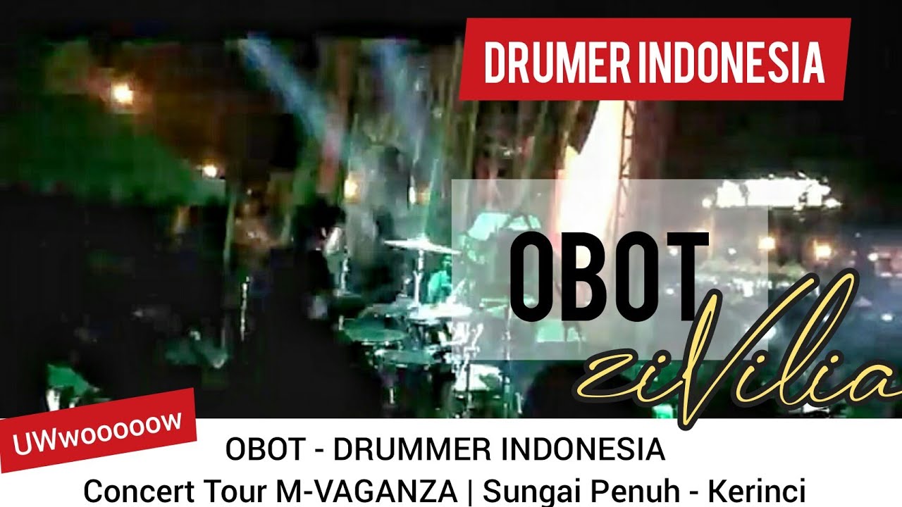 M-Vaganza Aksi Keren Drummer Zivilia Di Kota Sungai Penuh - Kerinci ...
