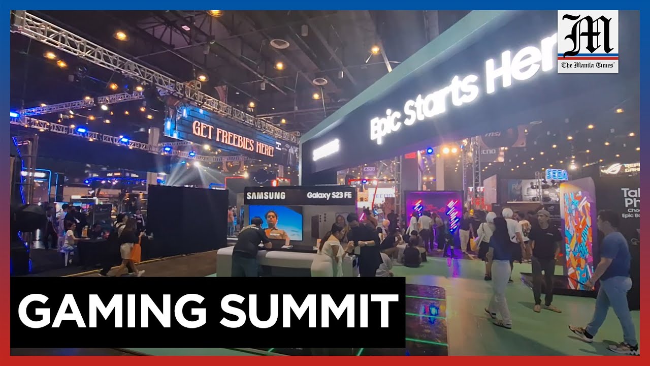 Gaming summit draws crowds - YouTube