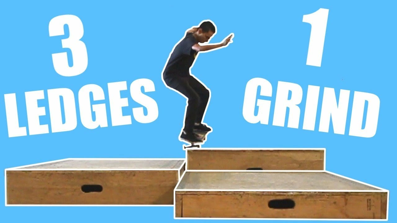 EPIC 3 LEDGE 1 GRIND COMBO! - YouTube