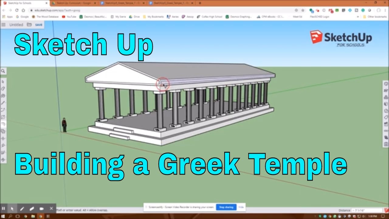 Sketch Up for Schools, Assignment #5, Building a Greek Temple ...