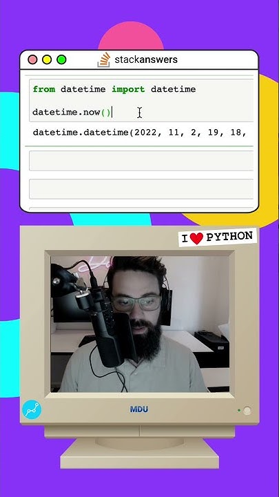 Python Tutorial: Fetching Current Time - YouTube