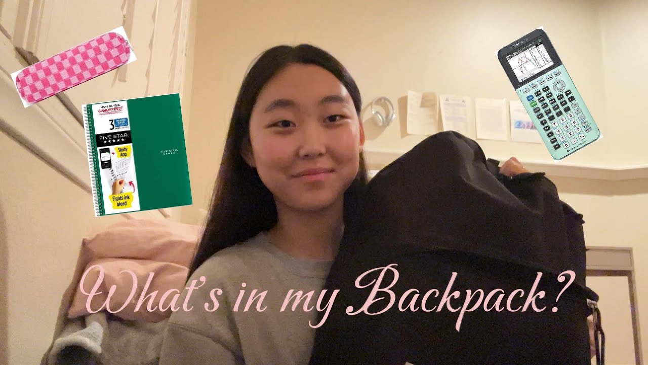 WHAT'S IN MY BACKPACK - YouTube
