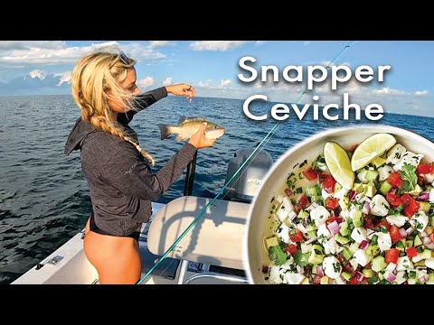 My Favorite Snapper Ceviche Recipe (Catch, Clean & Cook)